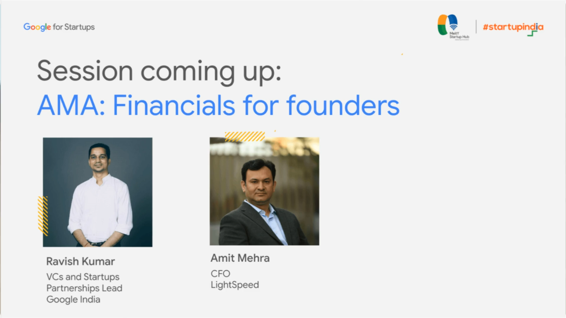 Ama Financials For Founders Lightspeed Venture Partners